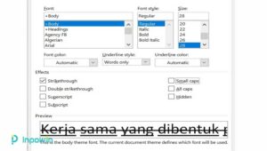 6 Cara Membuat Coretan Pada Teks (Strikethrough) di Microsoft Word
