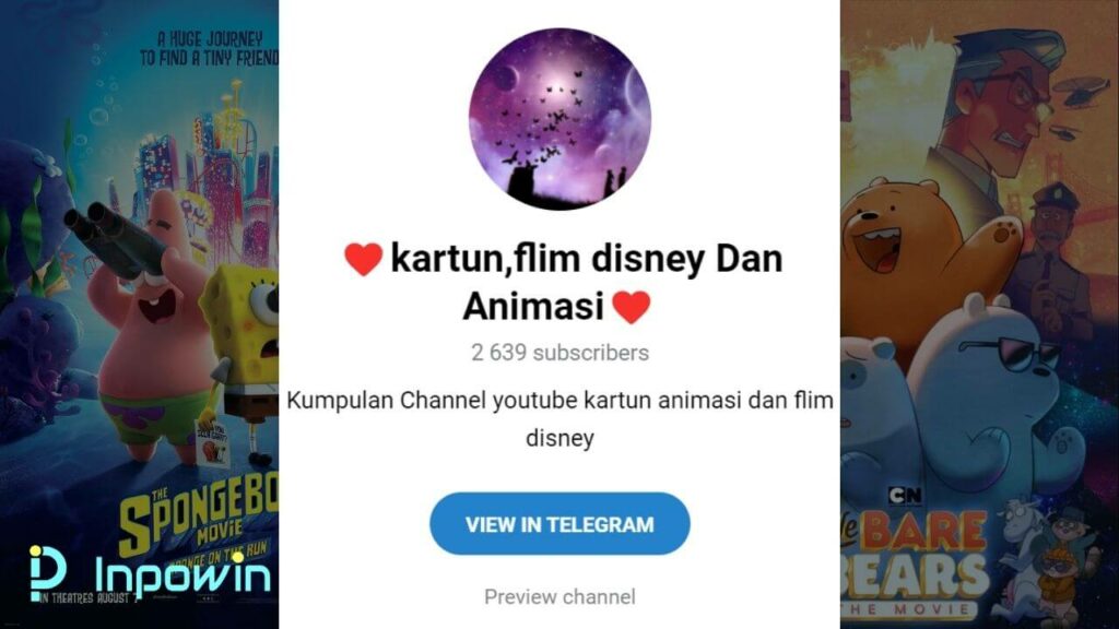 Link Grup Telegram Film Disney Sub Indonesia Terbaru 2024