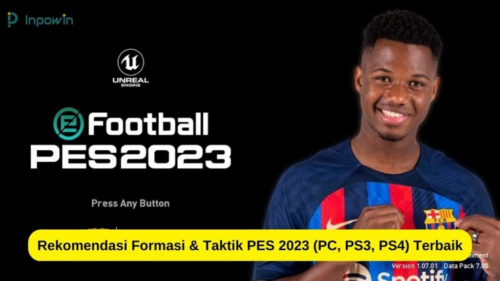 Formasi & Taktik PES 2024 (PC, PS3, PS4) Terbaik