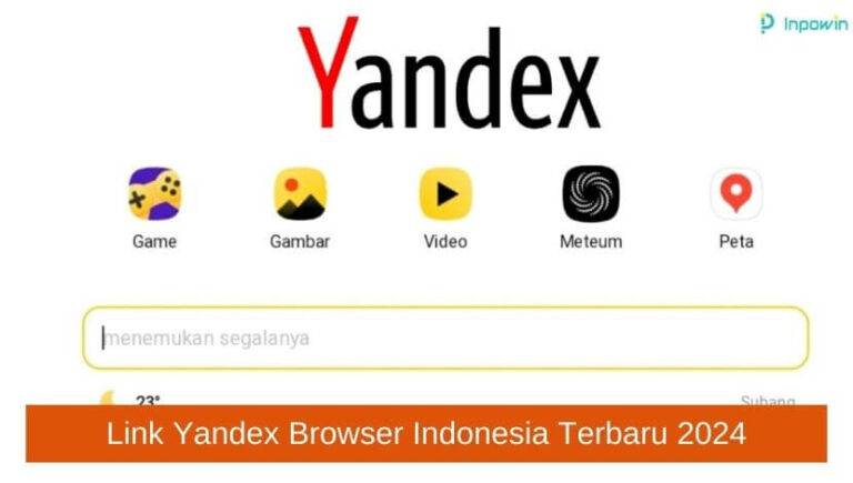 Link Yandex Browser Indonesia Terbaru 2024